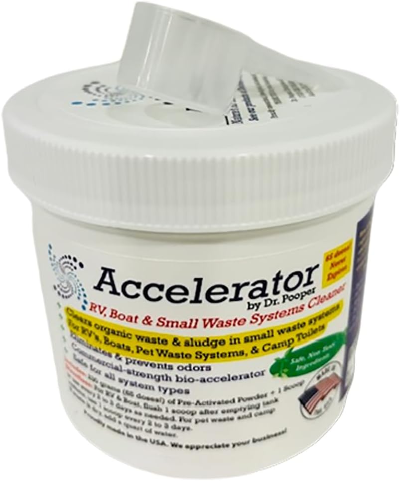 RV Black Water Tank Cleaner by Dr. Pooper, Clears Sludge, Waste, and ...